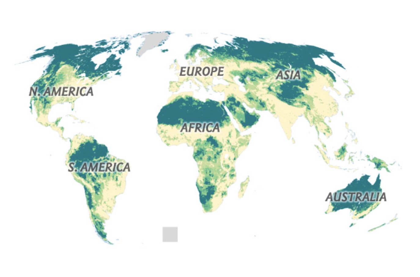 New map shows where humans aren’t | Follow Me Here…